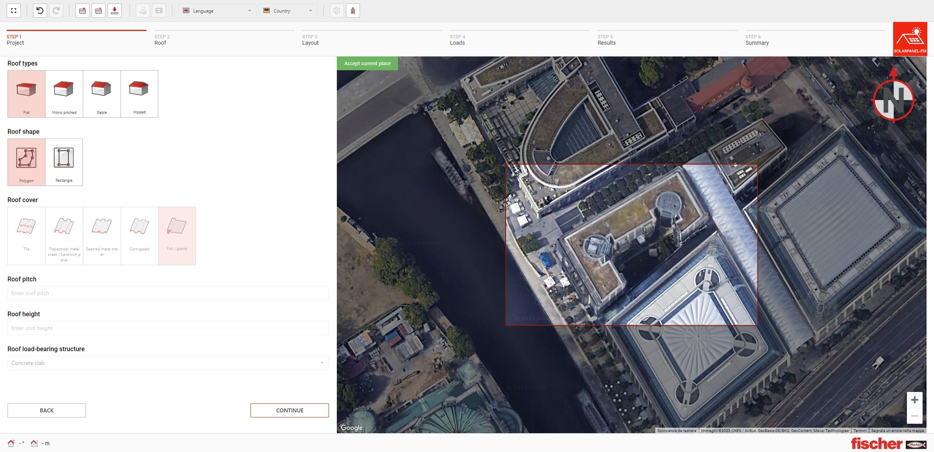 Design of photovoltaic panels installation systems