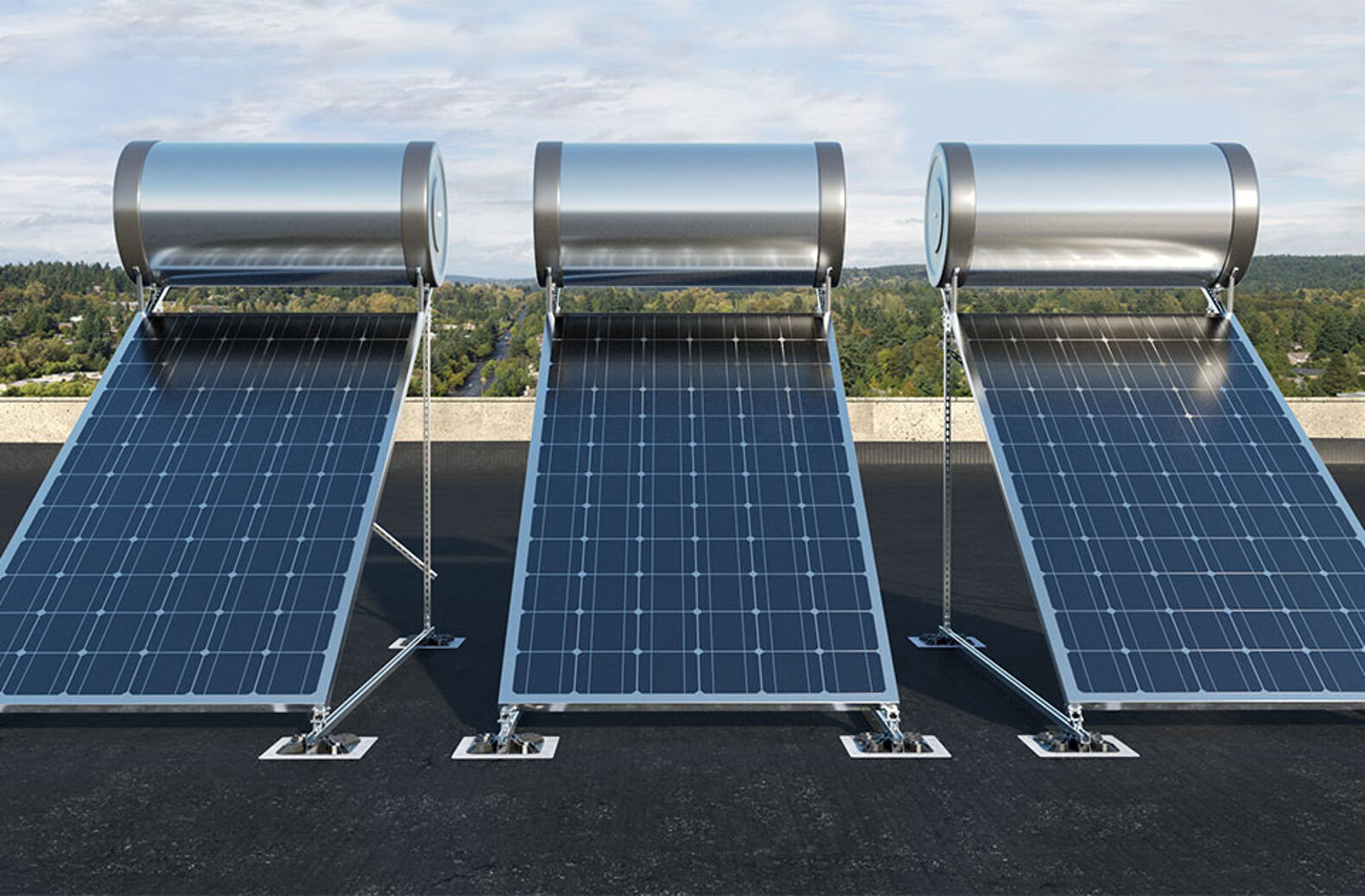 Flat roof installations - fischer international