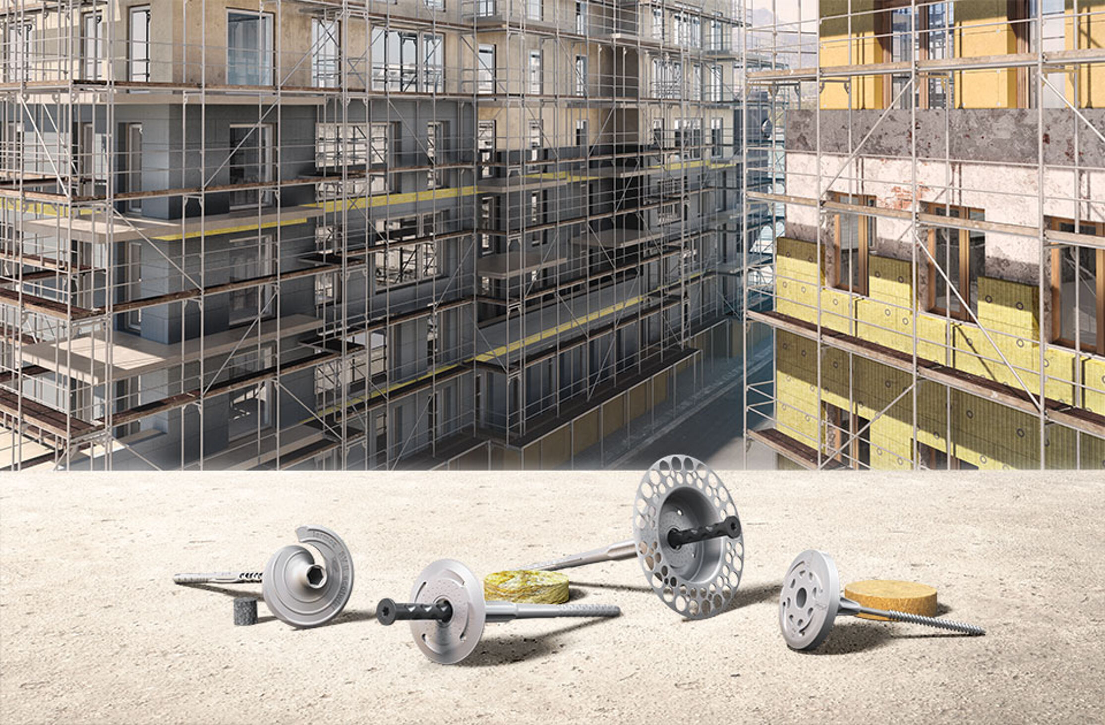 External wall insulations - fischer fixings