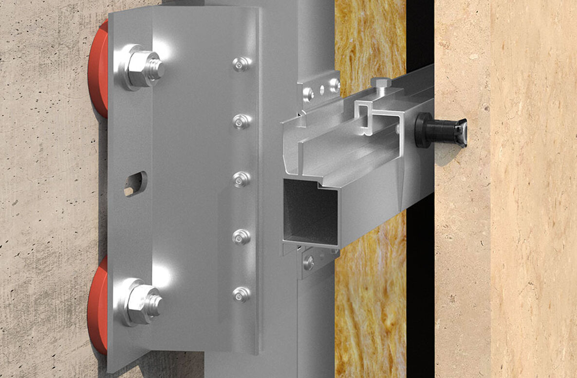 Systems for concealed fixing of facade panels | fischer