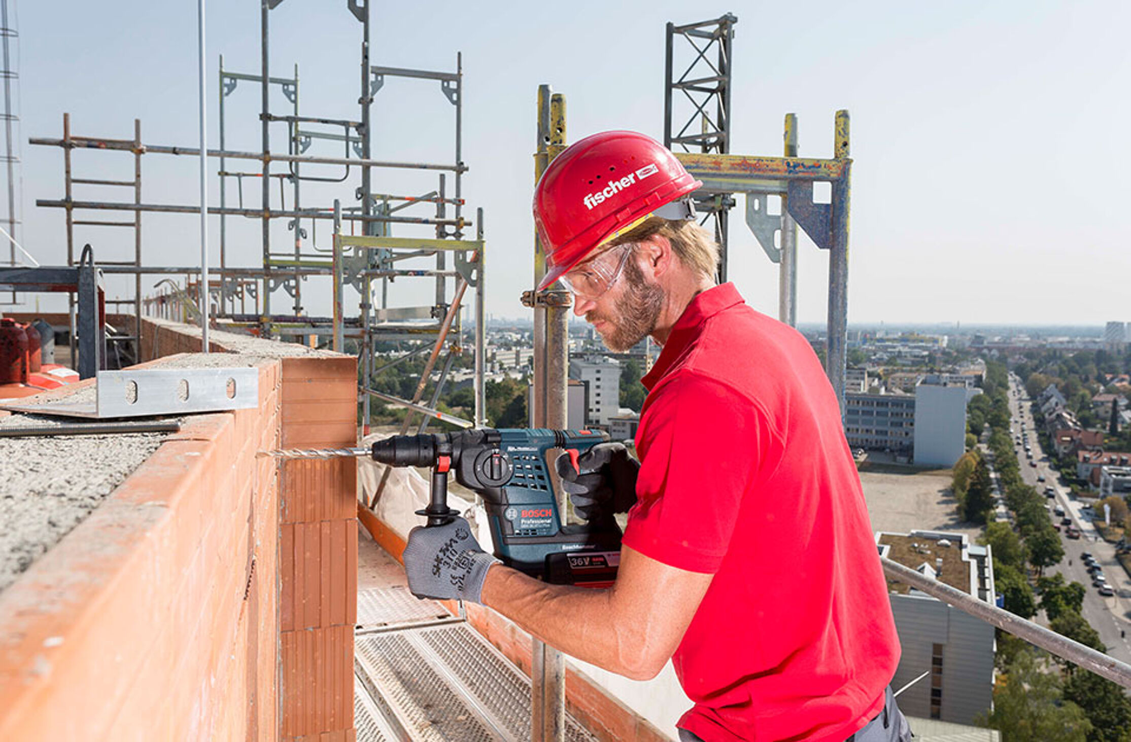 fischer heavy-duty anchors give power plant a new face