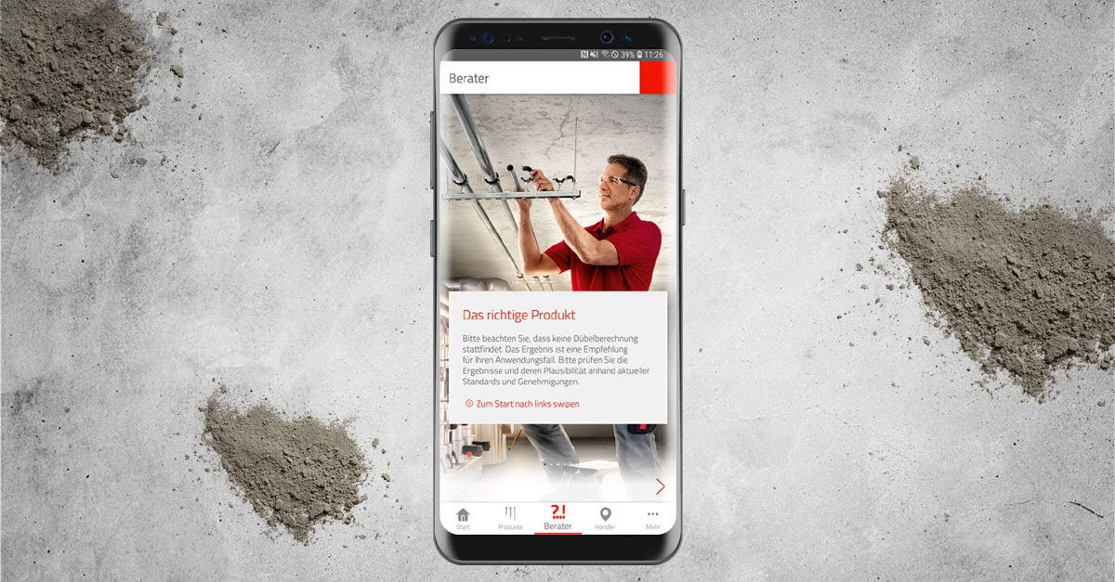 Handwerker-App: Befestigungsmaterial unterwegs finden | fischer