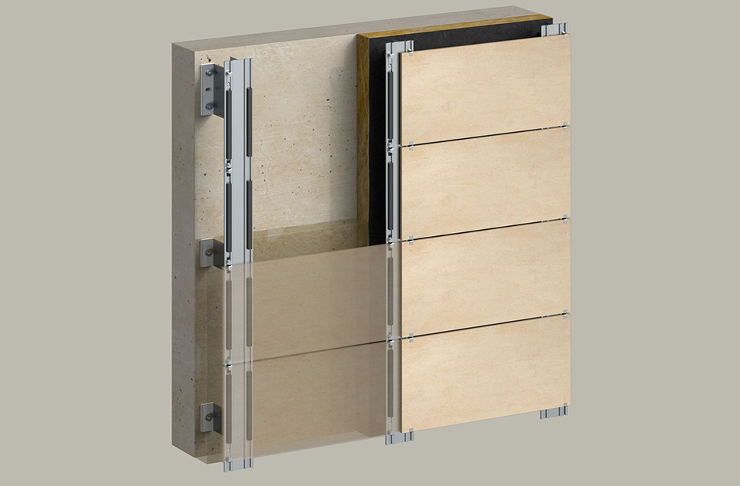 Systems for concealed fixing of facade panels - fischer India