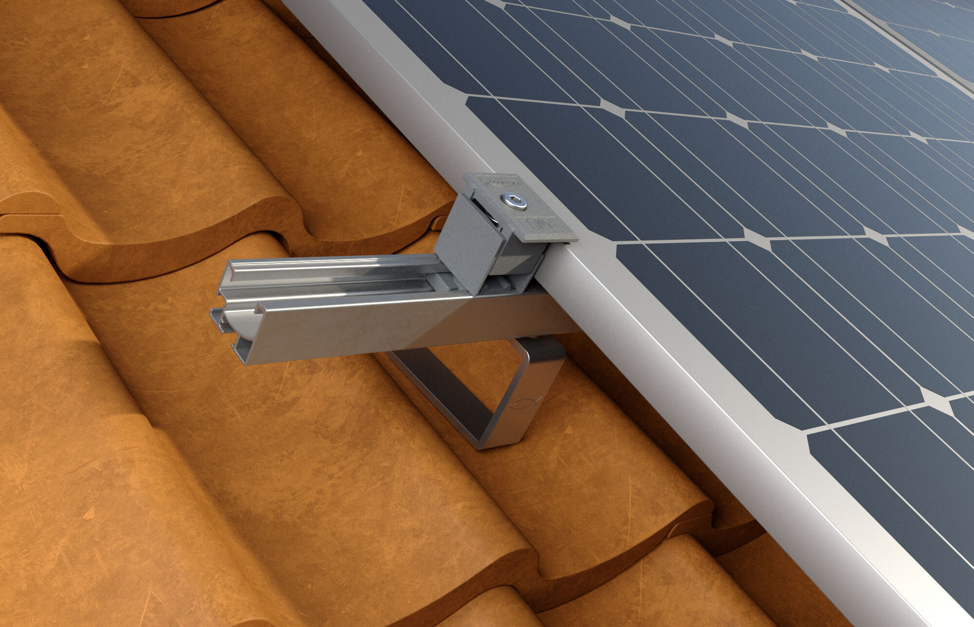 fischer rail SolarFish H33 AL 4.85 m AL aluminium.