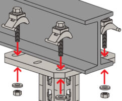 Beam clamp FMBC M12 and M16 - fischer international