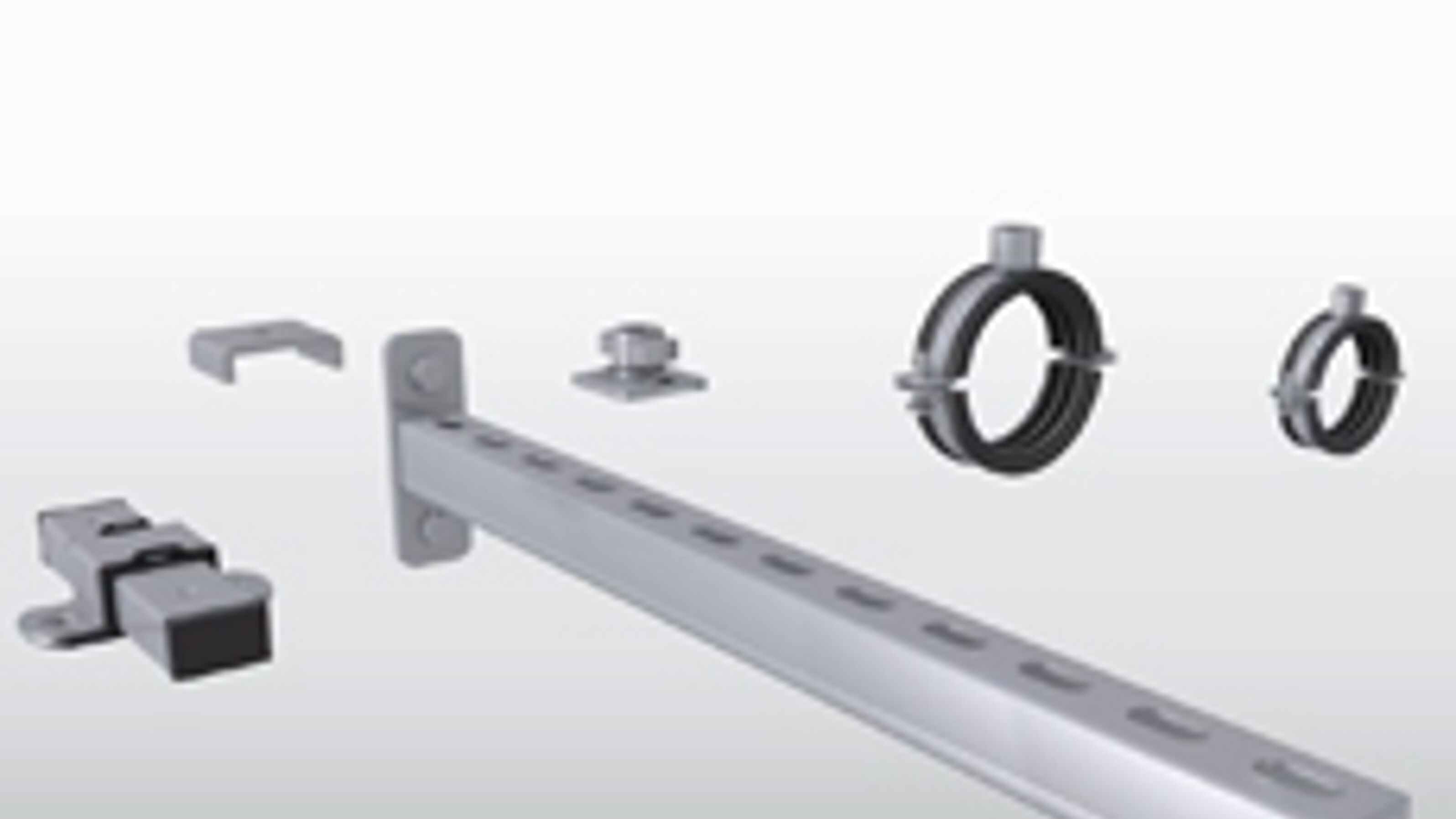 fischer Pipe clamp FRS 1/2" M8/M10 A2