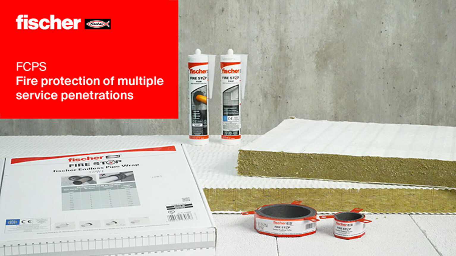 fischer Intumescent Acoustic Mastic FiAM 310 white