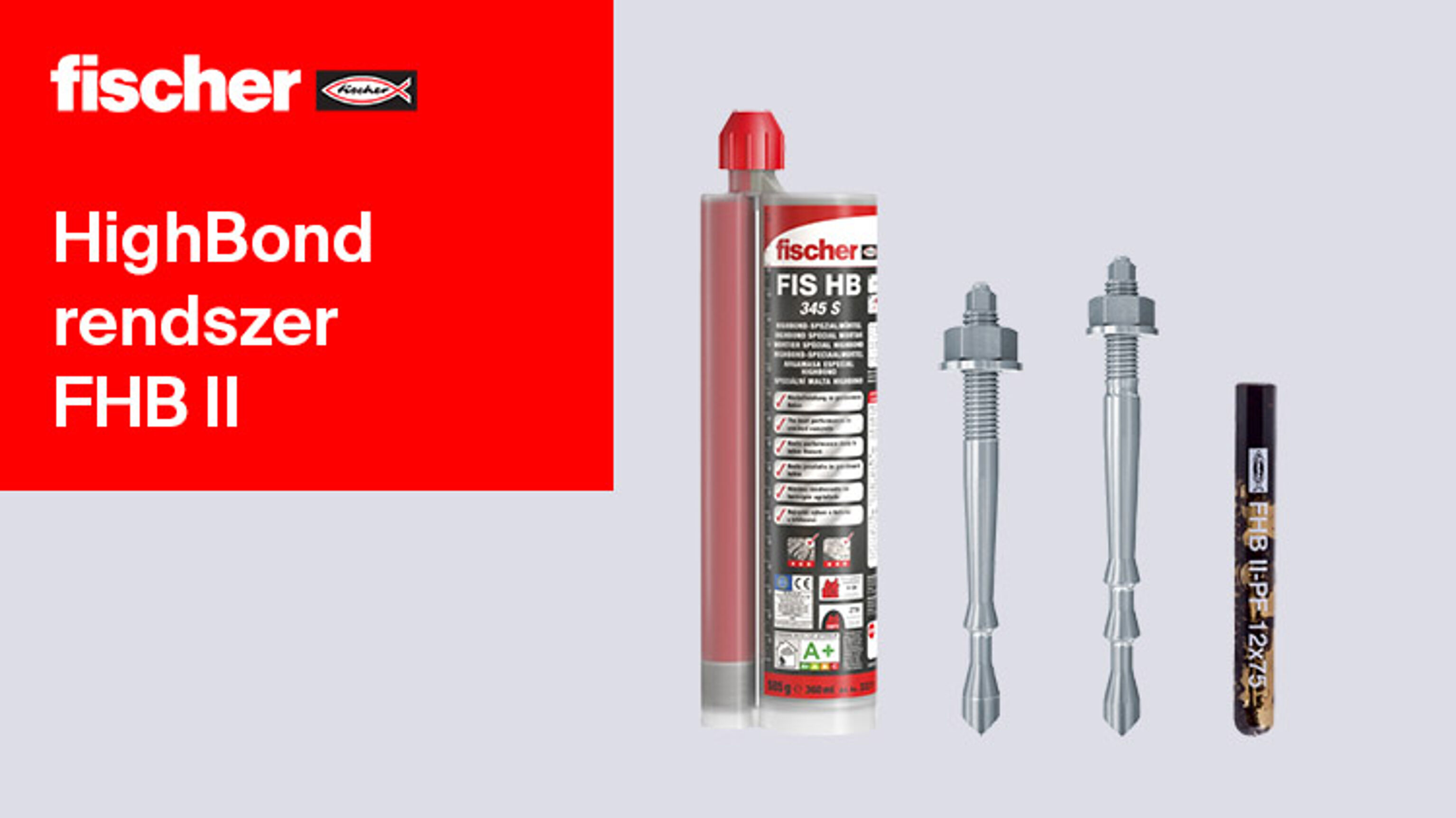Highbond ragasztott dübel FHB II- A L fischer