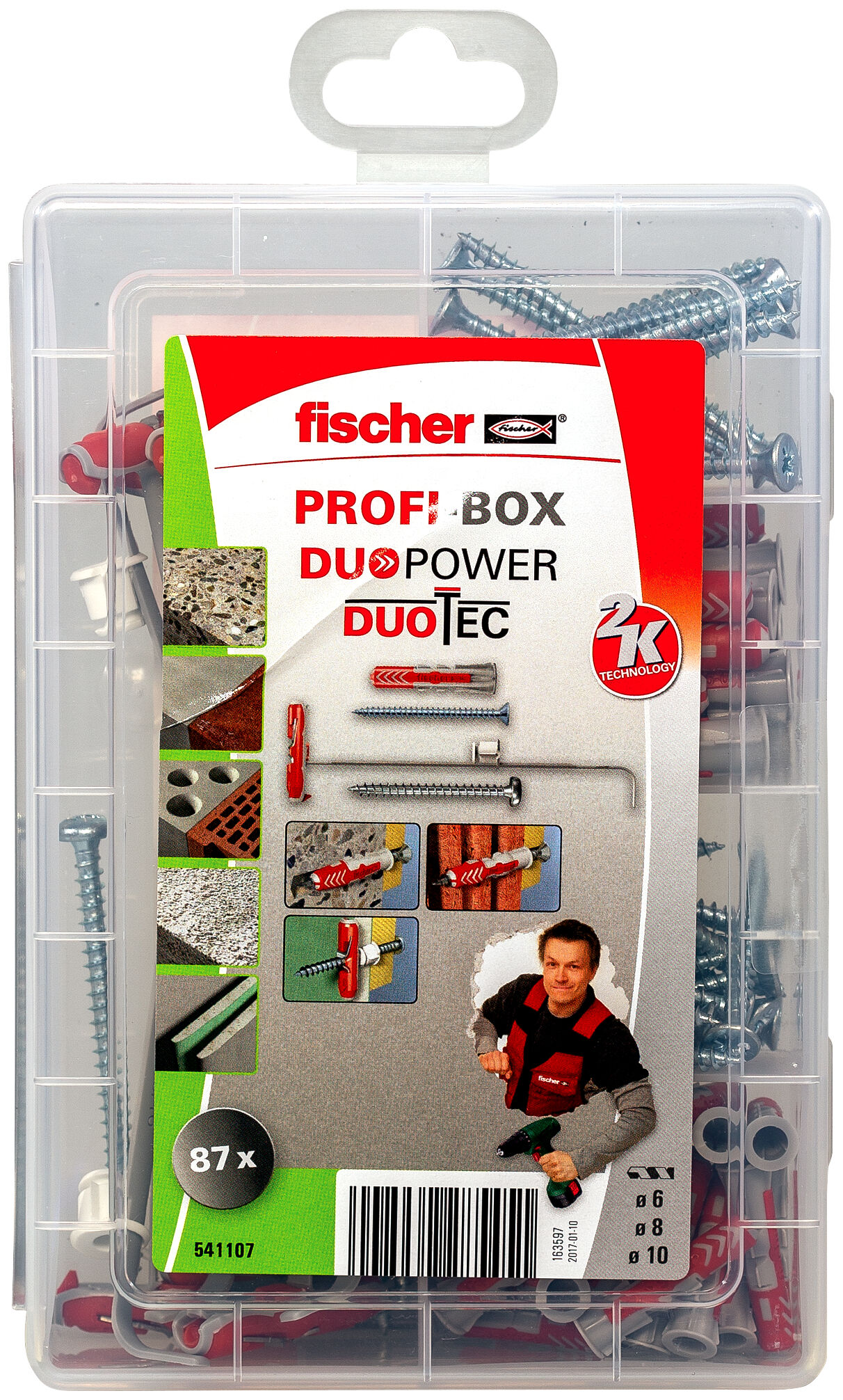 fischer Profi-Box DuoPower / DuoTec + Screws