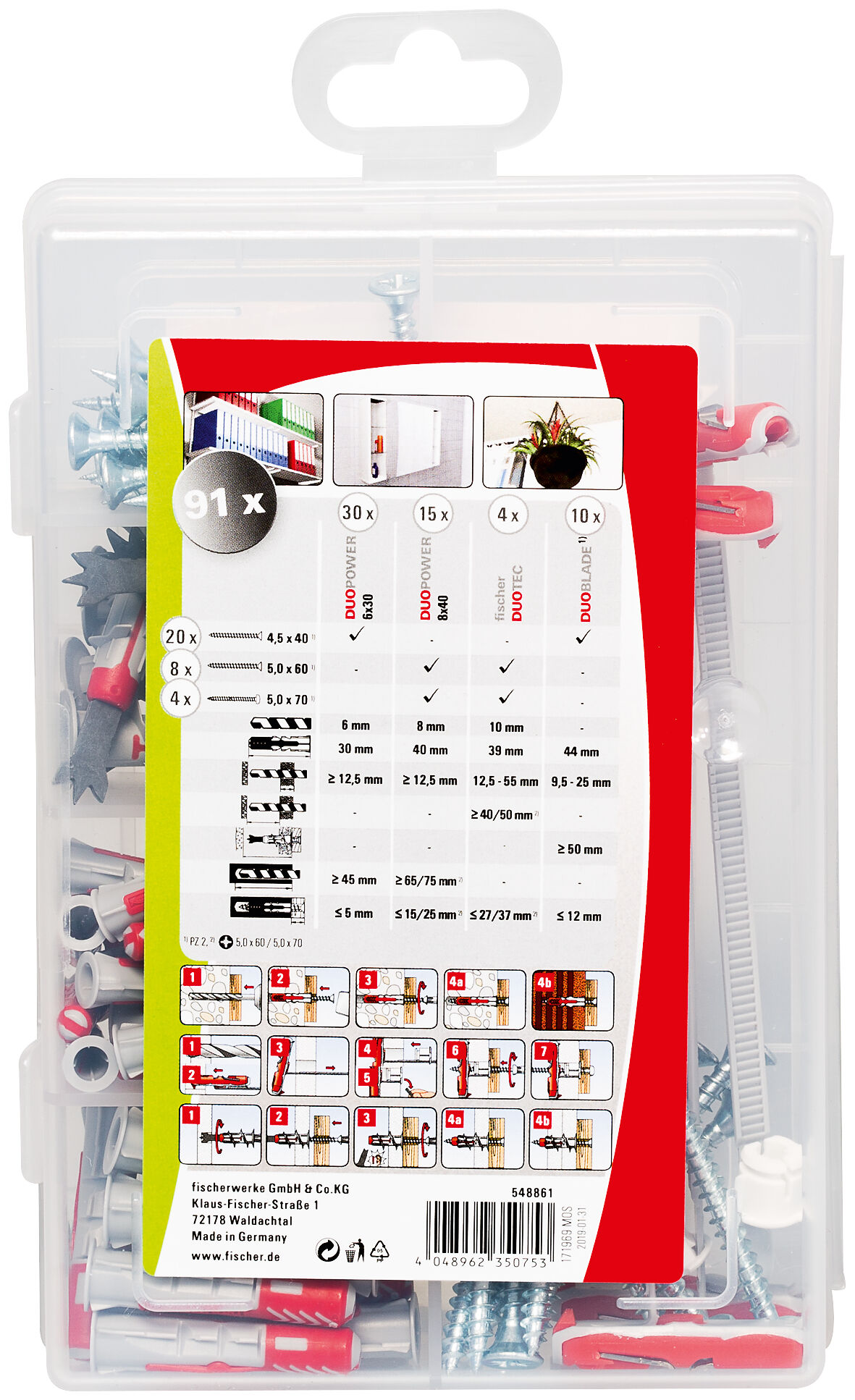 fischer Profi-Box DuoLine + Screws