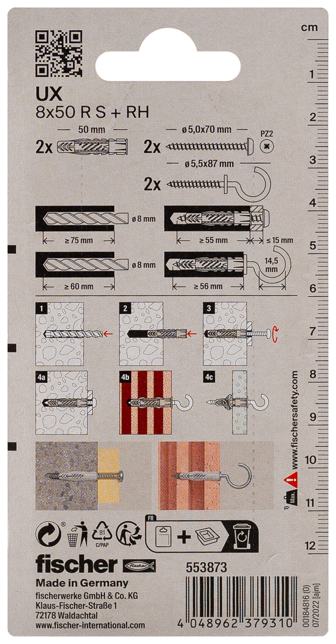 fischer Montageset Lampe K