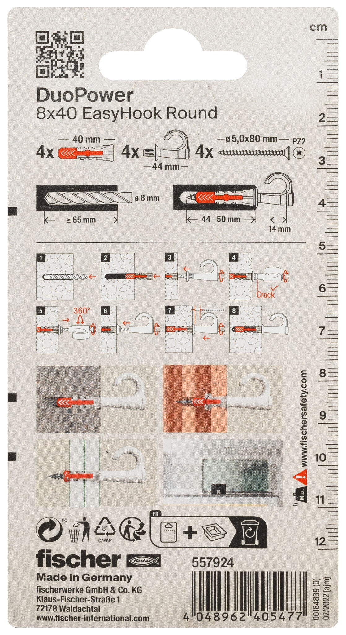 fischer EasyHook Round DuoPower 8 x 40 CCW K