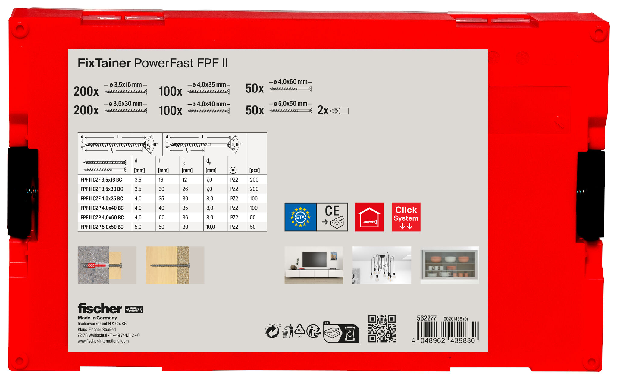fischer FixTainer PowerFast FPF II PZ