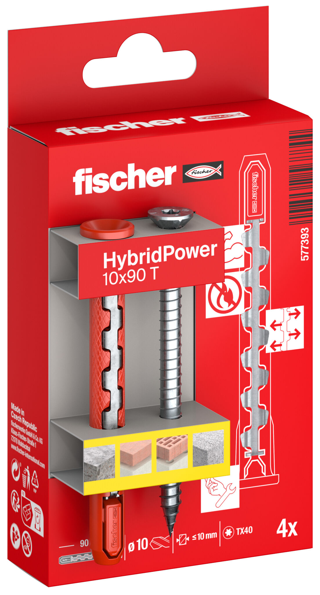 fischer HybridPower 10 x 90 T K