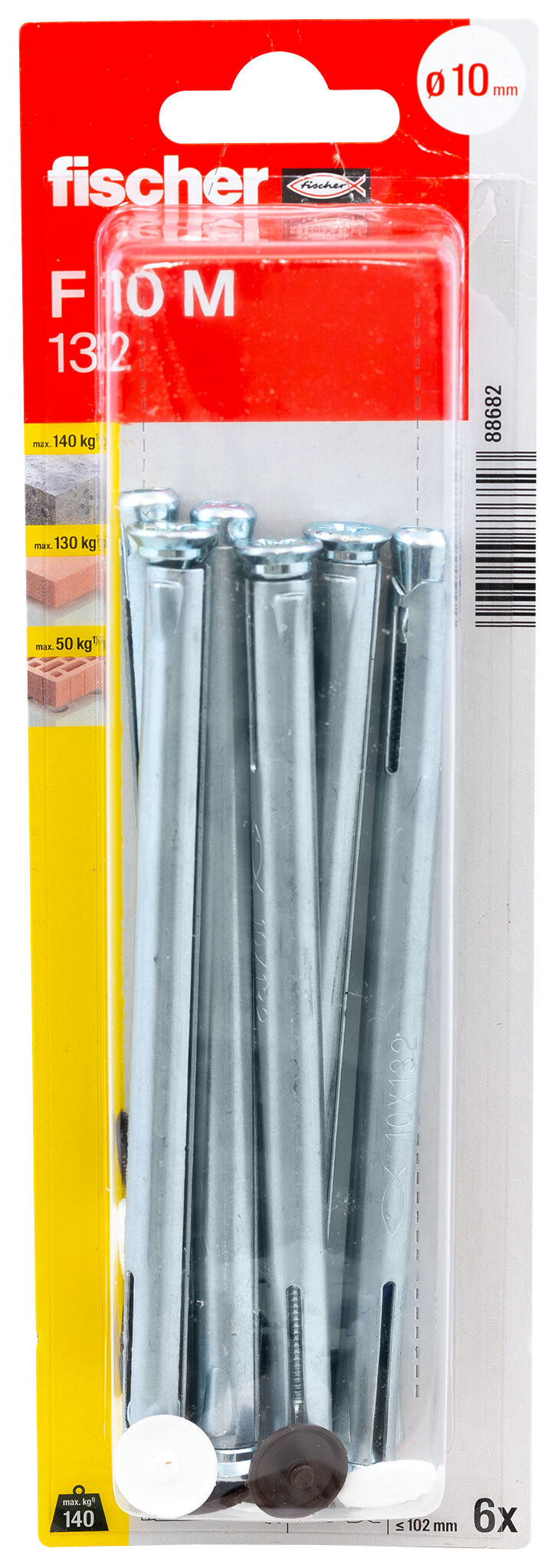 fischer Metal frame fixing F 10 M 132 K SB-card