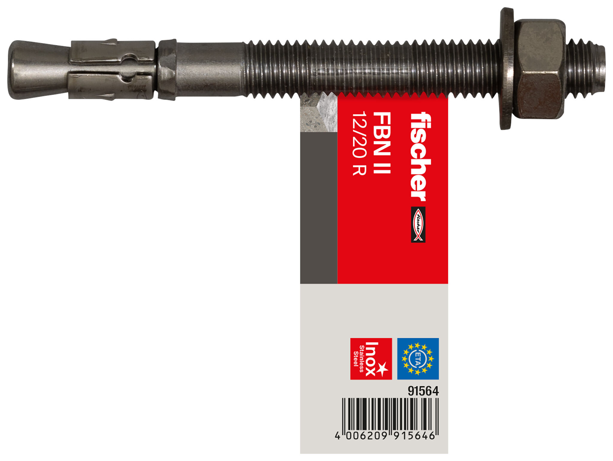 fischer bolt anchor FBN II 12/20 stainless steel R E item pricing