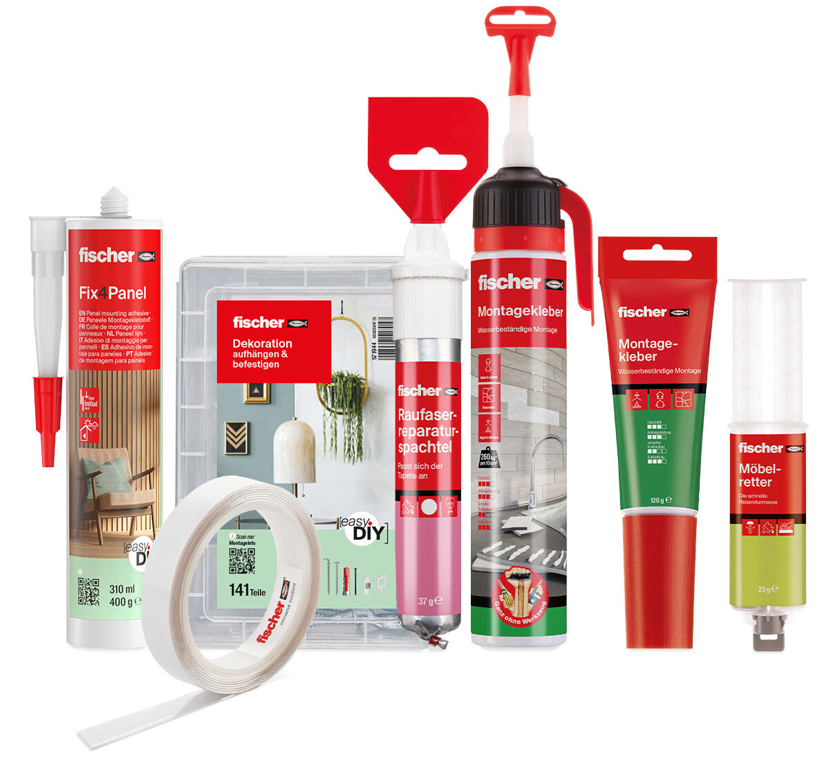 EasyDIY and No tools just hands - fischer international