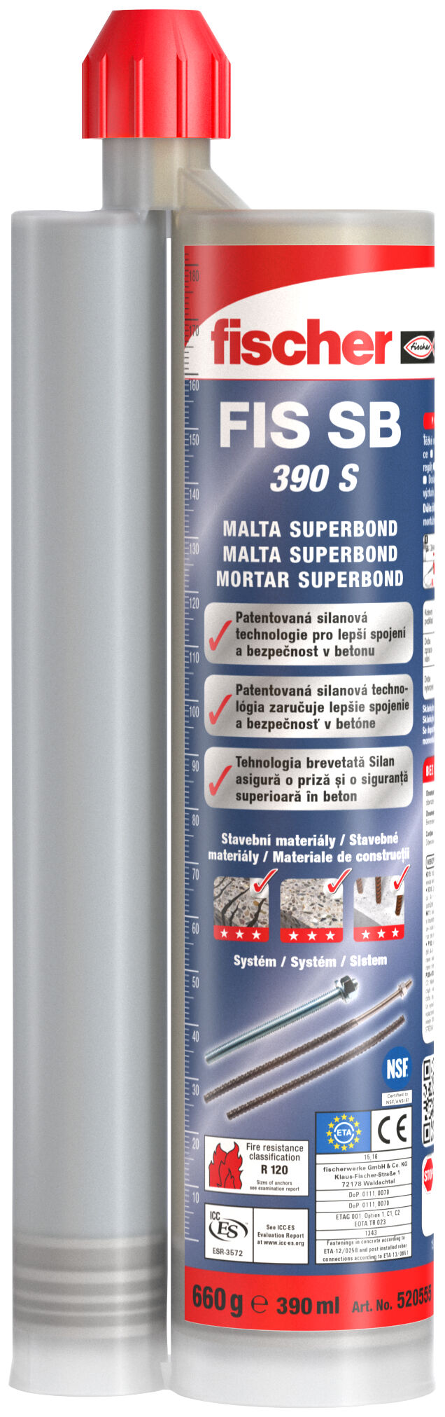 fischer injection mortar FIS SB 390 S