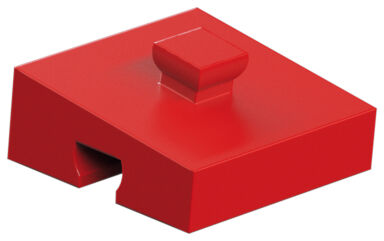 Angular block 7,5°, red