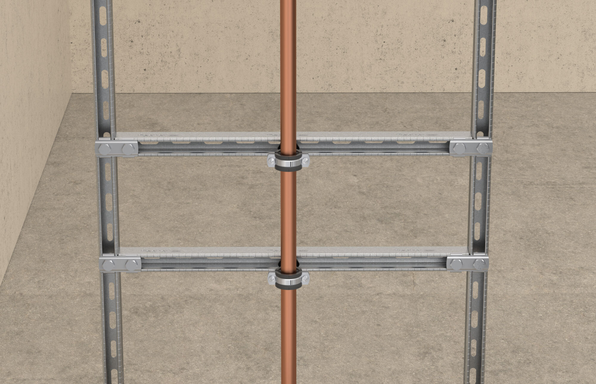 Pipe clamp FRS-L Universal - fischer fixings