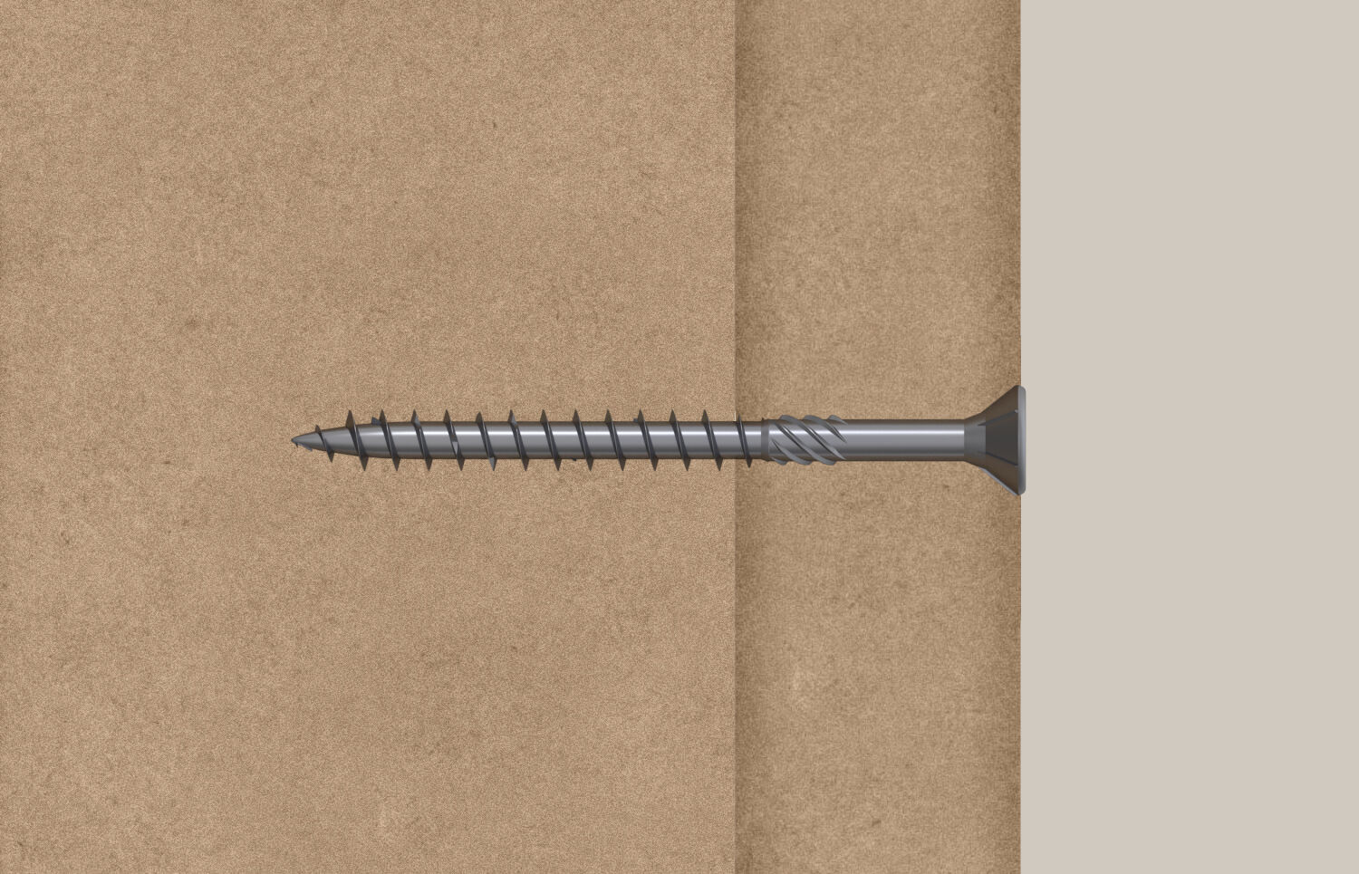 MDF screws PowerFast FDF-ST YZP - fischer international