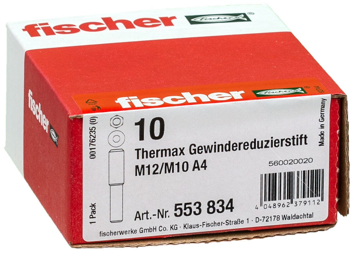 fischer TherMax Gewindereduzierstift M12/M10 R