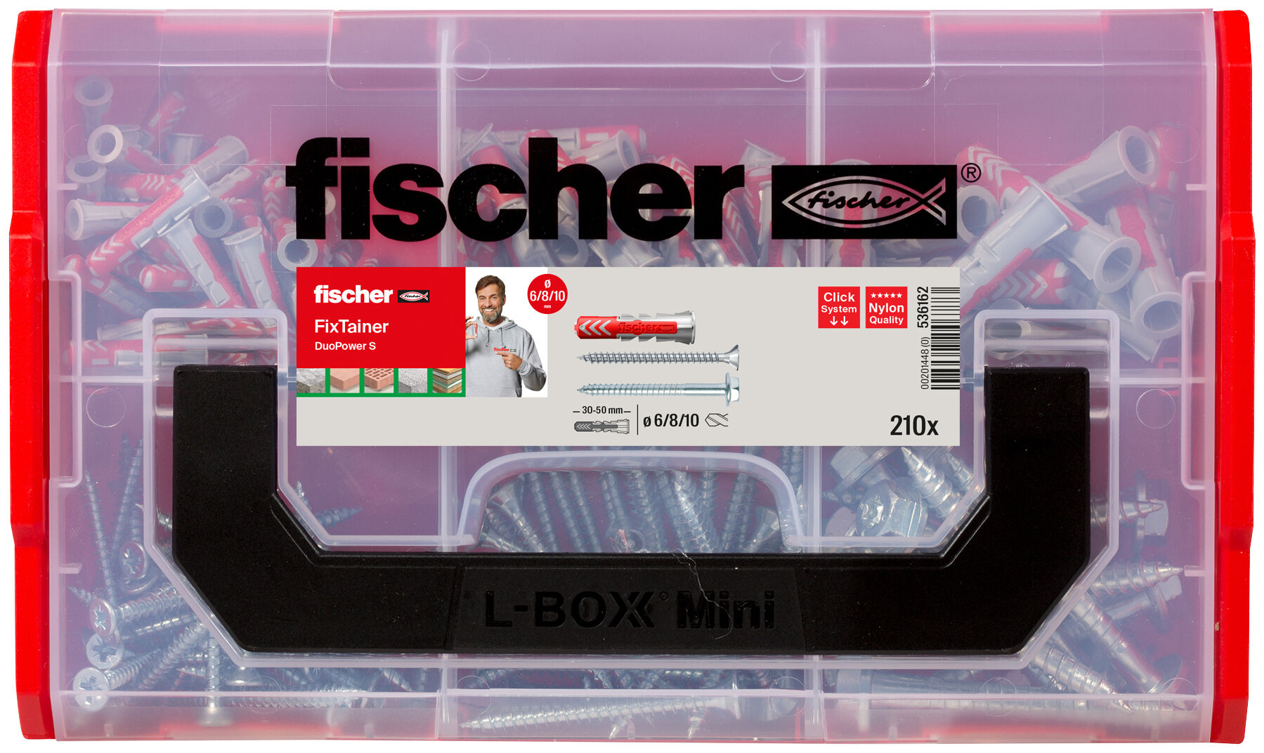 fischer FixTainer - DuoPower and screws