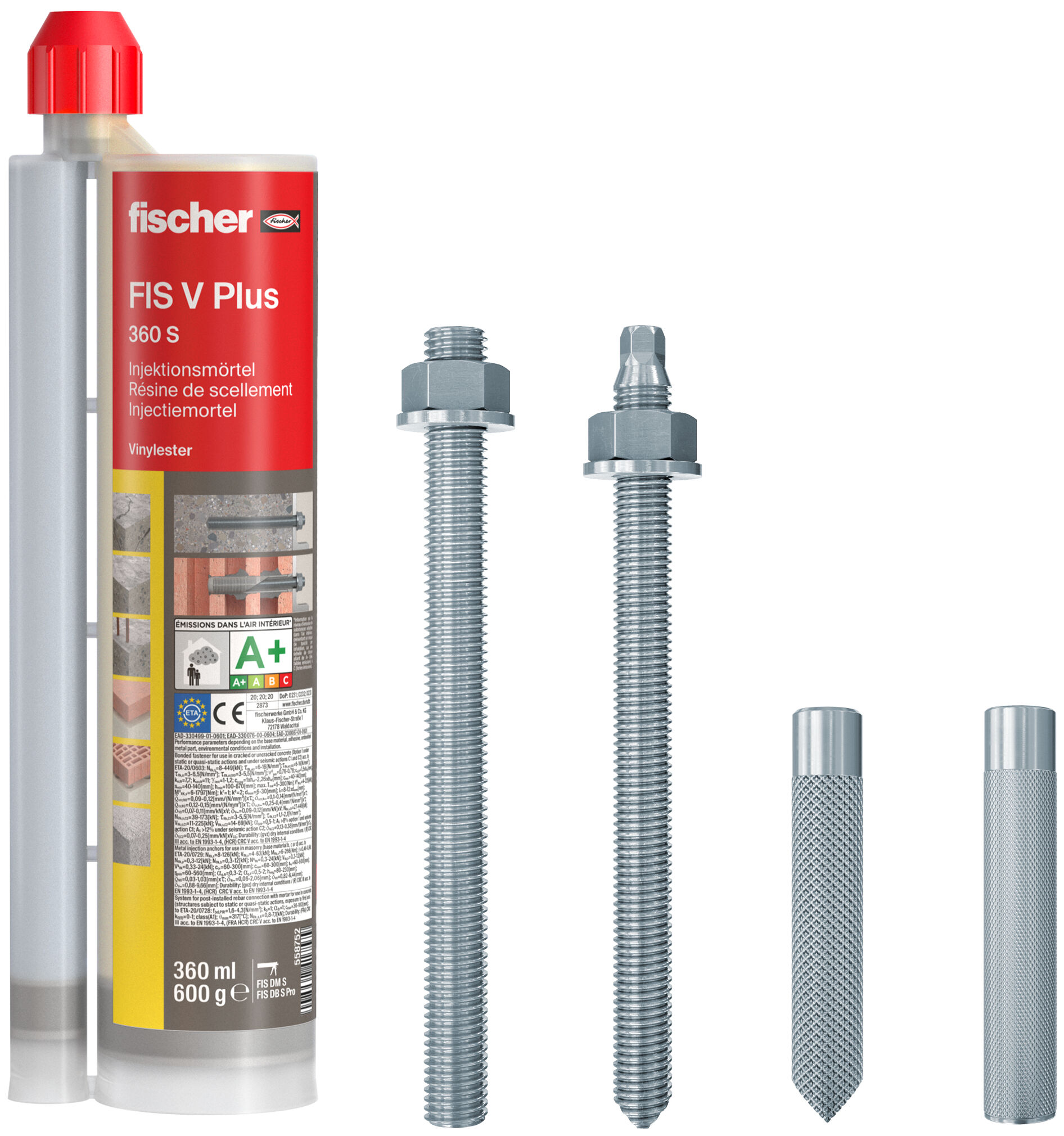 Chemical fixings - fischer fixings